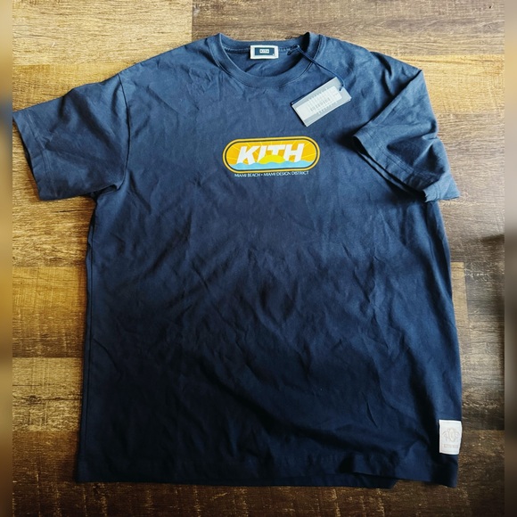KITH Miami | Shirts | Kith Miami Logo Tee Store Exclusive Blue 225 ...